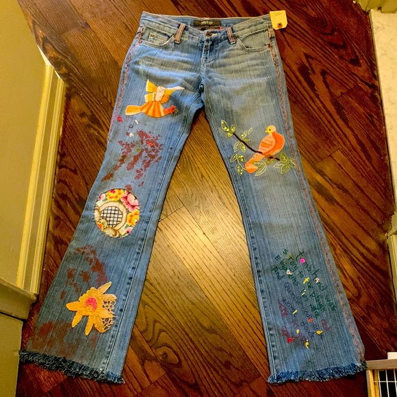 Switch Usa | Jeans | Boho One Of A Kind Boho Low Rise Bootleg ...